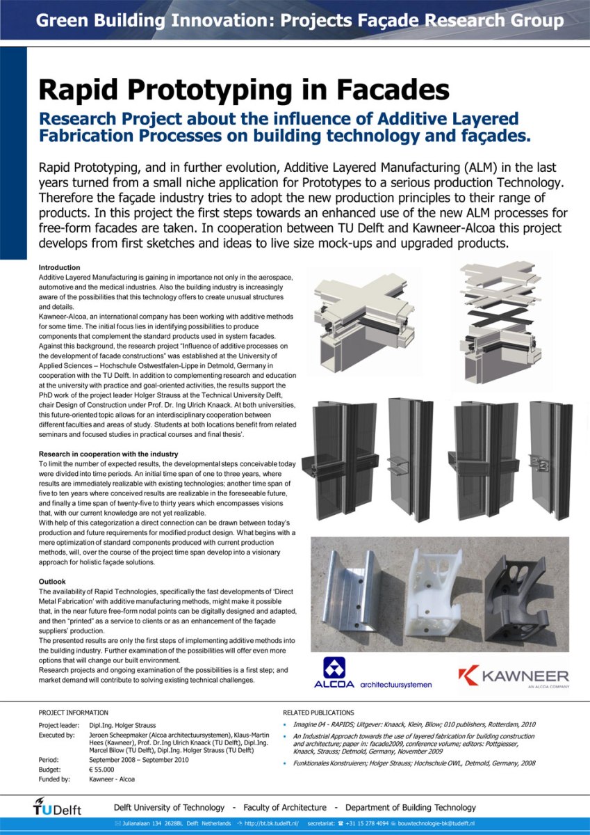 Rapid Prototyping in Facades | facadeworld