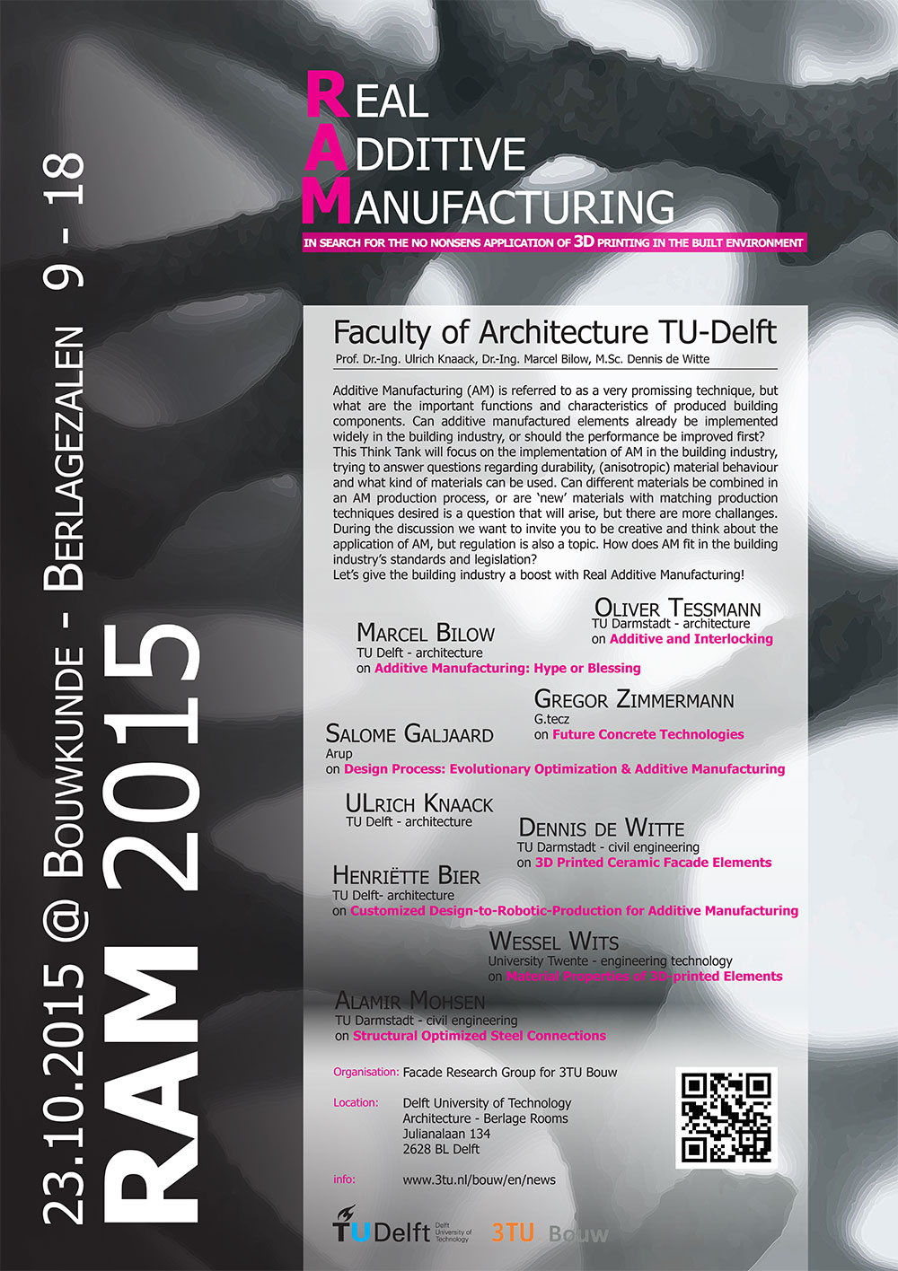 Real Additive Manufactring | Faculty of Architecture TU-Delft | facadeworld