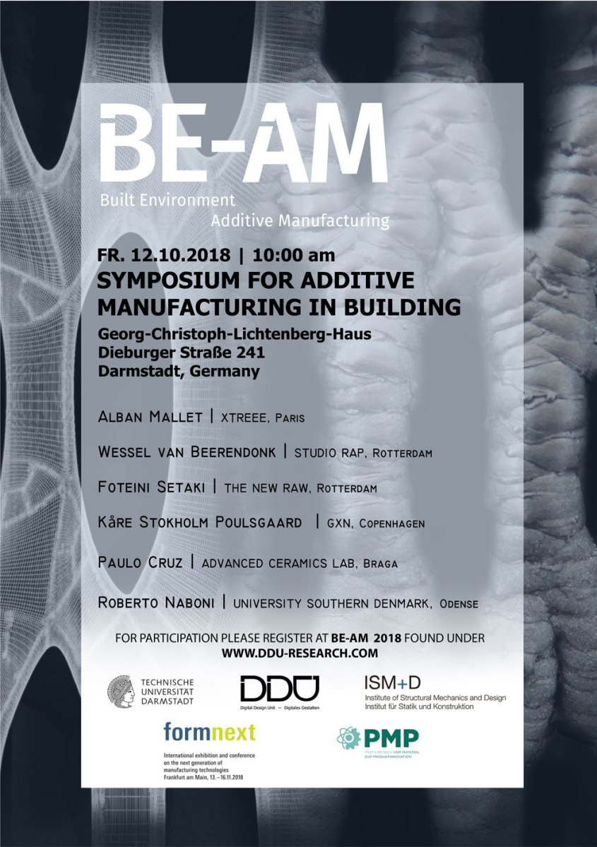 BE-AM Symposium Additive Manufacturing | facadeworld