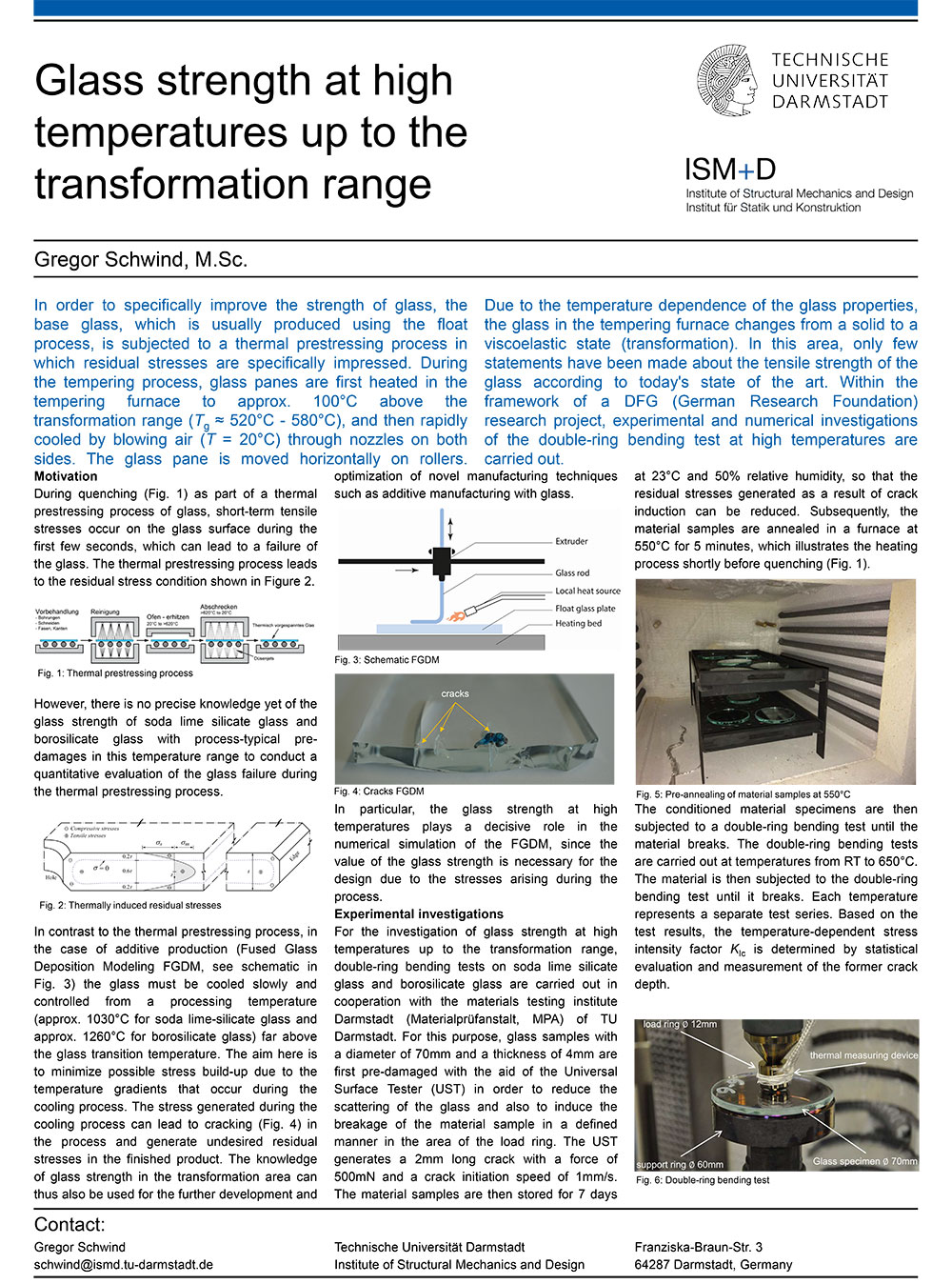 Glass strength at high temperatures up to the transformation range ...