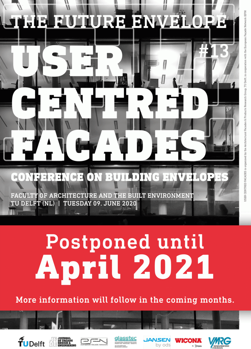 Future Envelope Conference Delft Postponed to April 2021 | facadeworld