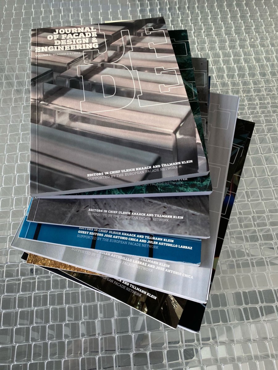 Journal of Facade Design & Engineering Ranked No.13 | facadeworld