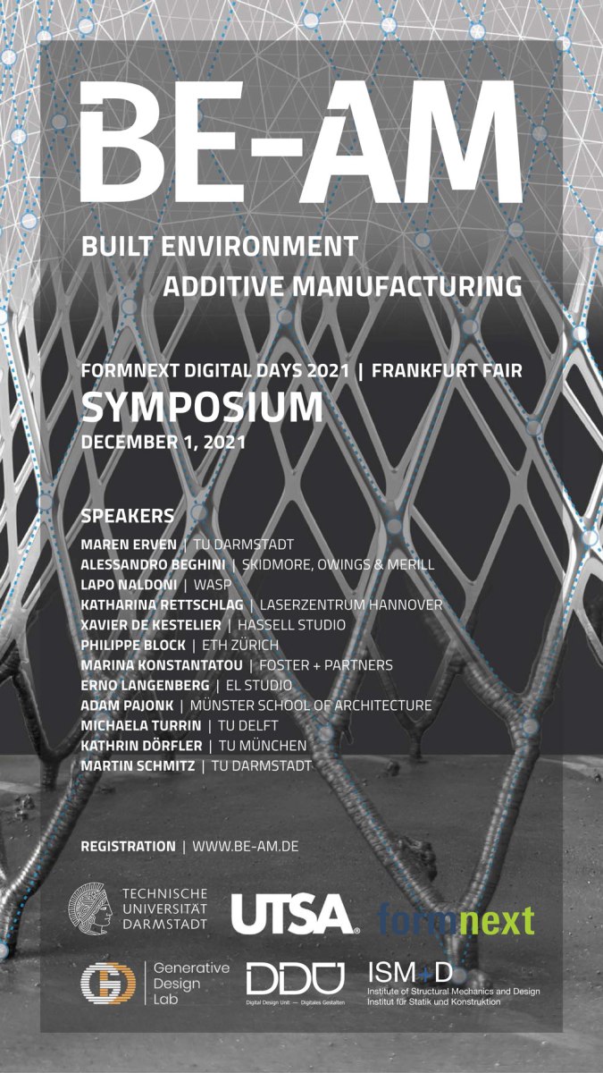 BE-AM Symposium returns to Formnext 2021, Dec 1. Register now! | facadeworld