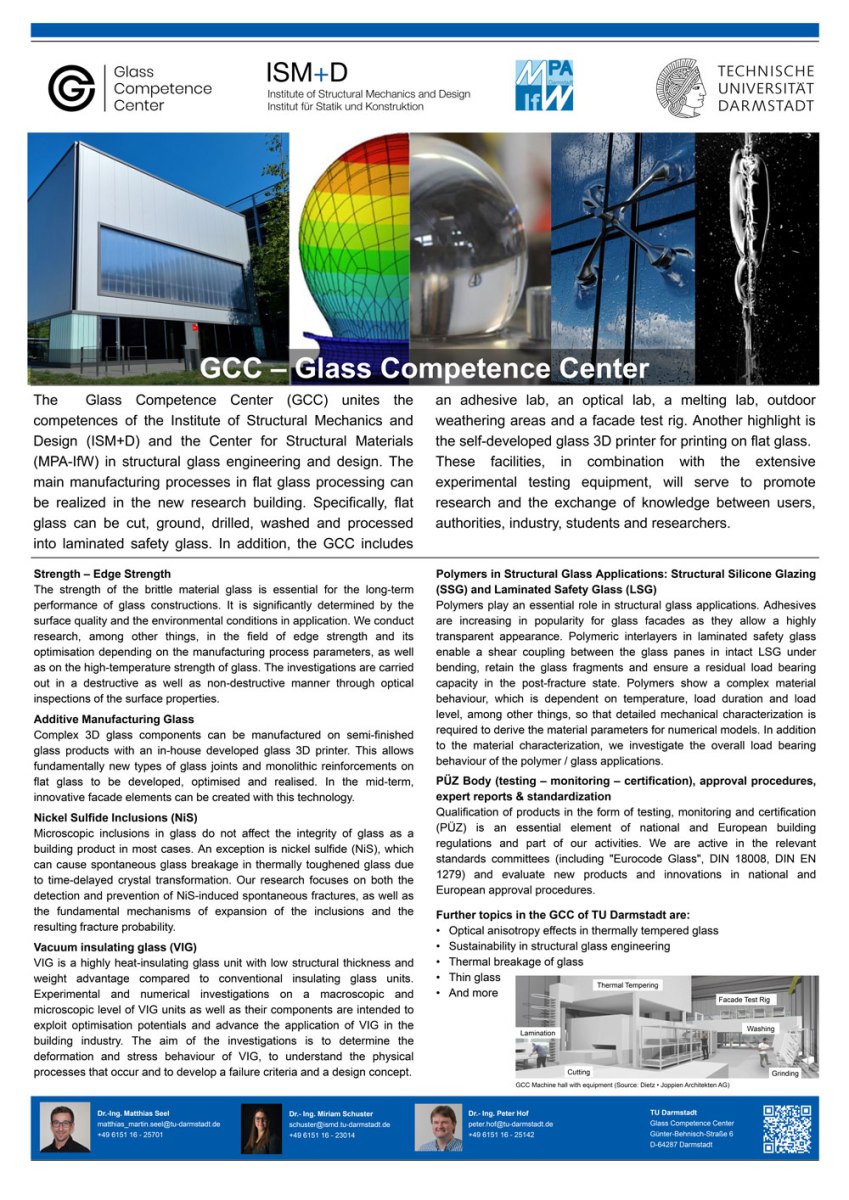 Glass Competence Center @ ISM+D | facadeworld