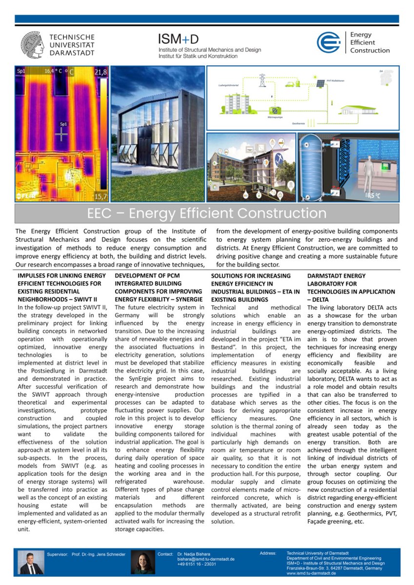 Energy Efficient Construction Group at ISM+D | facadeworld